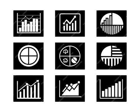 Premium Vector Set Of Statistics Icon Illustration Business Chart Graph Statistics Data