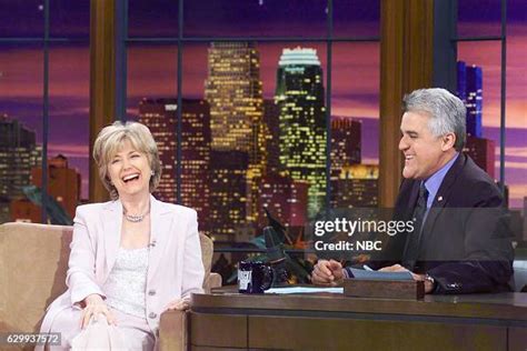 Journalist Jane Pauley During An Interview With Host Jay Leno On July