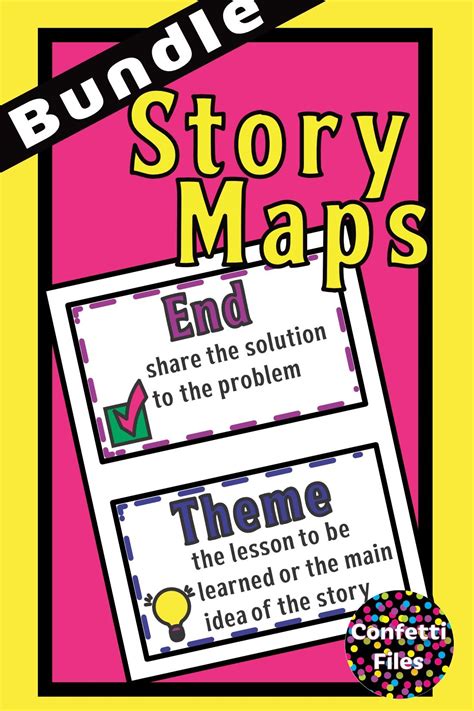 story map bundle story maps and story elements word wall 4 graphic