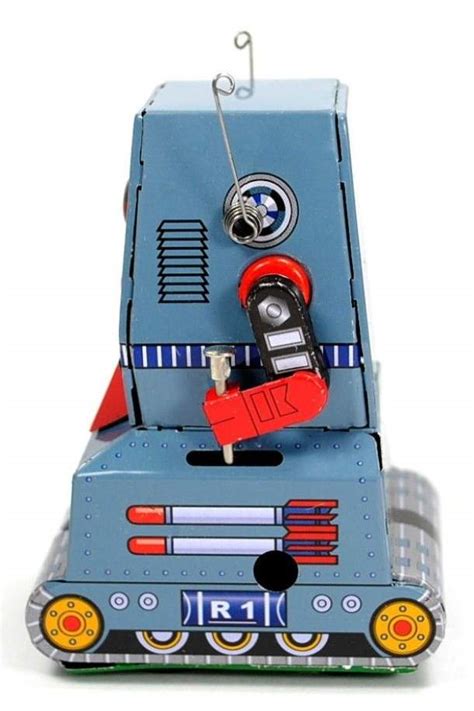 Walking Tin Tank Robot By Clockwork The Old Robots Web Site