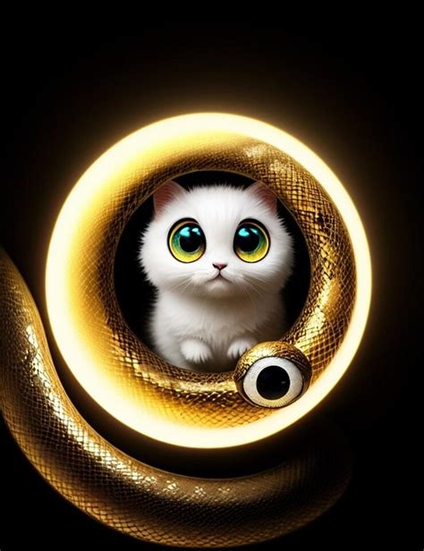 Premium Photo Fluffy Cat