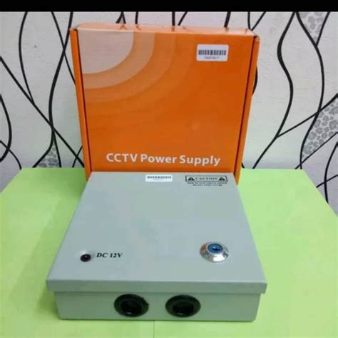 Jual Power Supply 5a 12v Box Panel Adaptor Psu 12v 5a 4ch Shopee