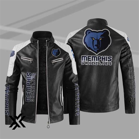 Memphis Grizzlies Sport Leather Jacket Goteamjs Store