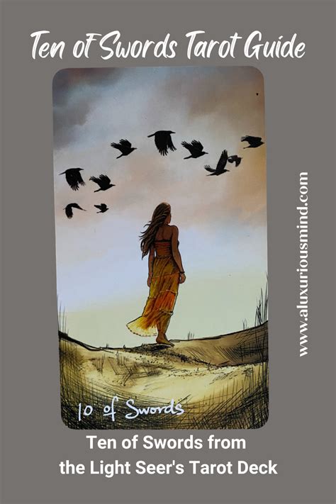 Ten Of Swords Swords Tarot Tarot Decks Art Tarot