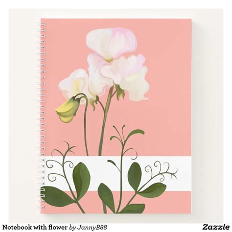Notebook With Flower Flower Notebook Notebook Flowers