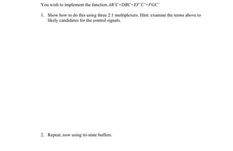 solved you wish to implement the function
