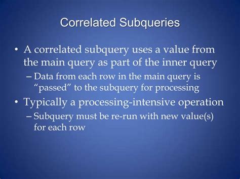 Subqueries Pptx