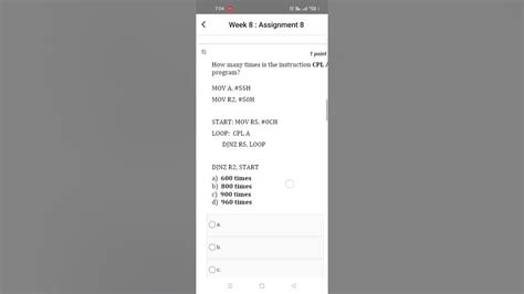Microprocessors And Microcontrollers Week 8 Key Nptel 2025 Youtube