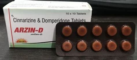 Arzin D Cinnarizine Domeridone Tablets For Hospital At Rs 200 Box In Baddi