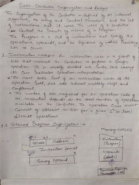 unit 1 b computer organization pdf computer architecture