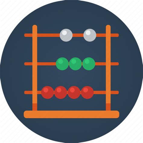 Abacus Calculate Count Finance Math Icon