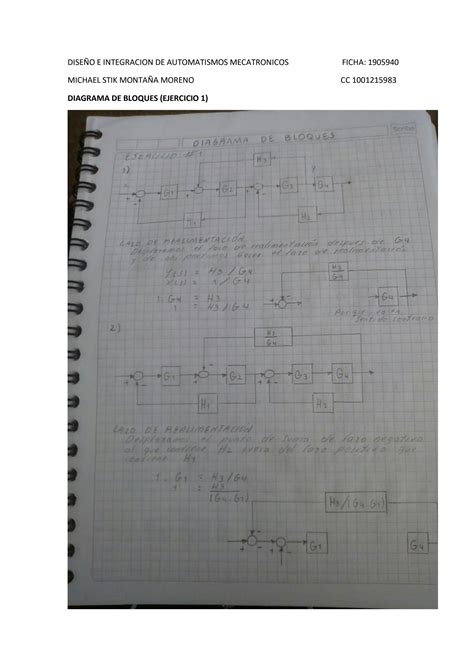 SOLUTION: Diagrama de bloques - Studypool