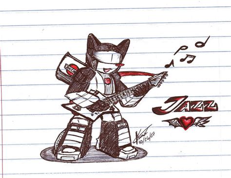 Chibi Jazz With A Guitar By Krimson65 On Deviantart