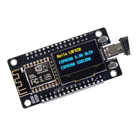 Scheda Di Sviluppo Esp8266 V3 Con Display Oled Da 096 Pollici Type C