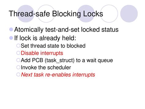thread implementation issues ppt download