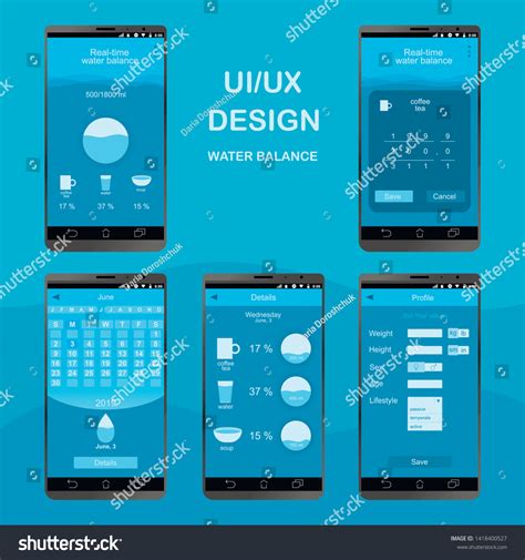 16 430 Ux Ui Water Design Images Stock Photos Vectors Shutterstock