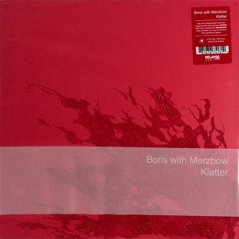 Boris With Merzbow Klatter Neon Pink Vinyl Rocksteady Records