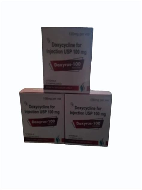Doxycycline 100 Mg Injection At ₹ 562 95 Vial Jhansi Id 2855853762430
