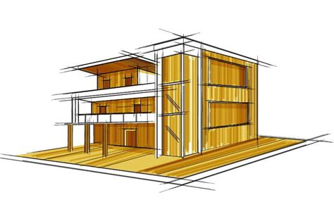 건축 초안 청사진 스케치 벡터 소재 12 Eps Uidownload