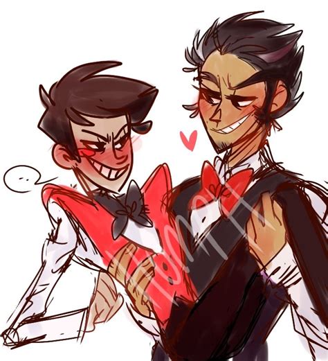 Husk X Alastor Humans Artofit
