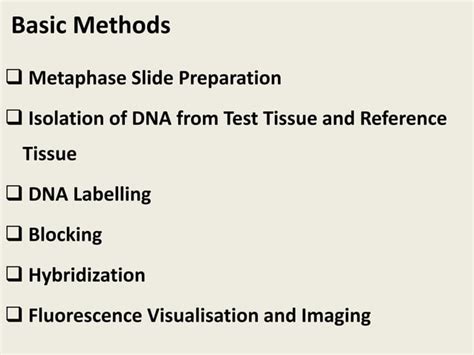 Comparative Genomic Hybridization PPTX