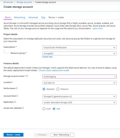 How To Create A Storage Account Via The Azure Portal Devonblog