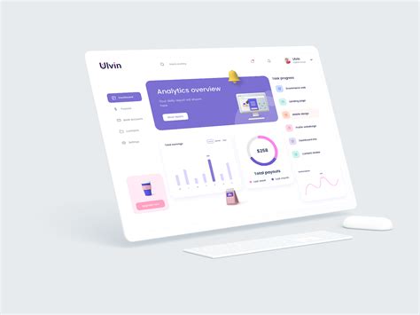 Analytics Dashboard UI Kits Set Behance