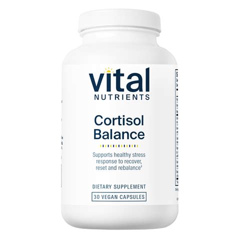 Cortisol Balance Supplement Healthy Cortisol Levels