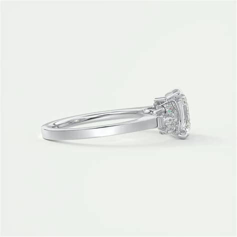 Womens Asscher Shape Diamond Wedding Ring At ₹ 96000piece In Surat Id 2855817859055