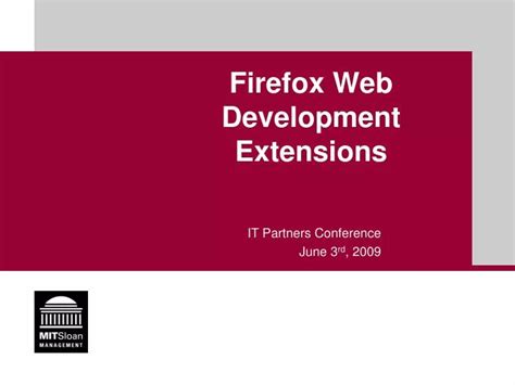ppt firefox web development extensions powerpoint presentation free