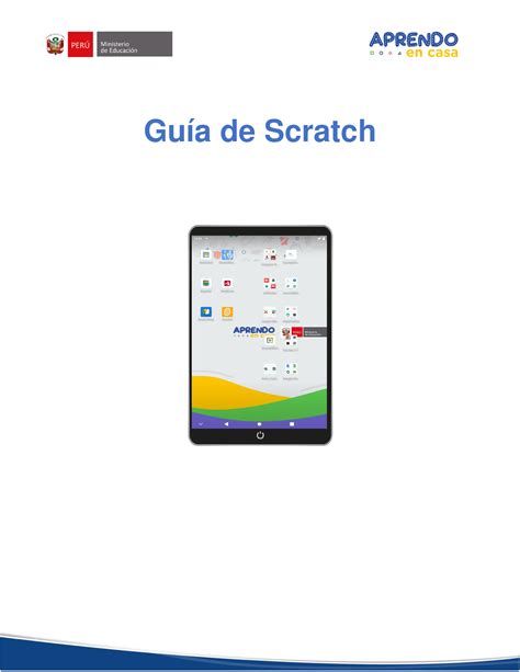 Guia Scratch App Guía De Lenguaje De Programación Guía De Scratch GuÕa Del Scratch Scratch