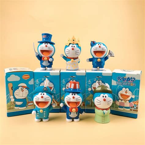 Lovely Doraemon Model Toy Doreamon Decorative Model Doraemon Samurai