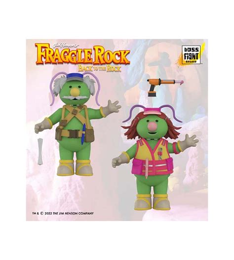 Fraggles Fraggle Rock Cotterpin And Architect Doozer Action Figure 2 Pack Visiontoys