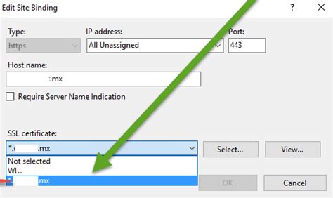 Iis Certificate Not Being Updated Microsoft Qanda