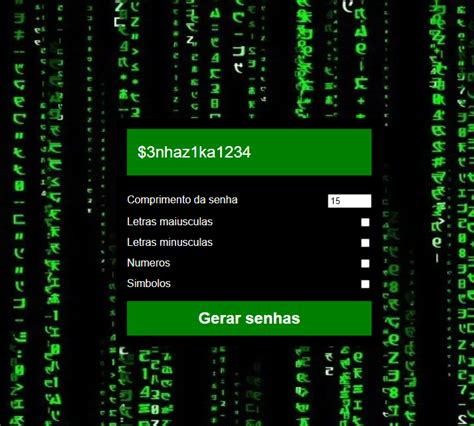 Github Viniciuszilegerador De Senhas