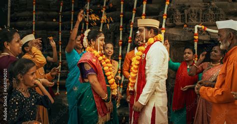 Authentic Slow Motion Footage Of Traditional Indian Wedding Customs