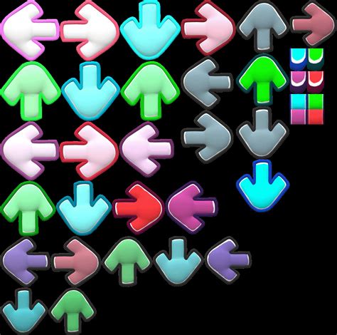 3d Noteskin Pack [friday Night Funkin] [modding Tools]