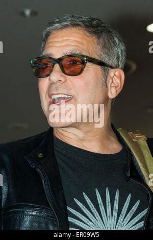 Actor George Clooney Arrives At Tokyo International Airport In Tokyo