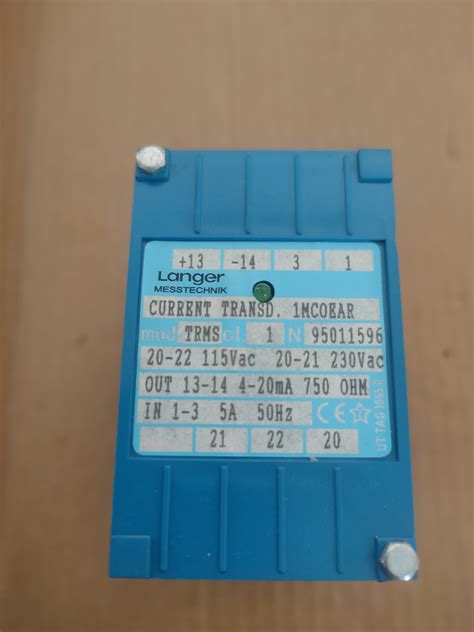 TRMS Langer Current Transducer Input 0 5A Output 4 20mA Panels And Parts Shopping