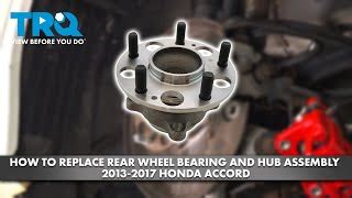 How to Replace Wheel Bearing Hub Assemblies 2013-2017 Honda Accord | 1A Auto