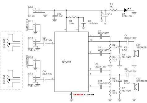 Amplificator Audio 6 5w Stereo Cu Tda2004 Schema Electrica