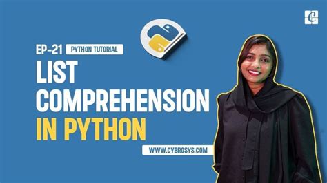 Cybrosys Technologies Pvt Ltd On Linkedin What Is List Comprehension
