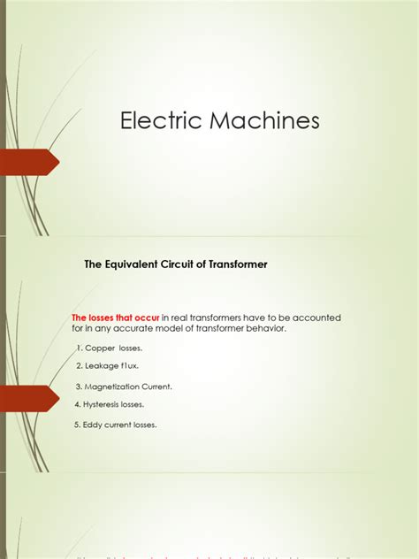 Lecture 10 Pdf Transformer Electrical Network