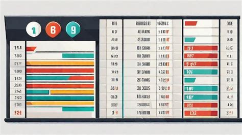 Tabela De Classificação Da Competição Foto Premium