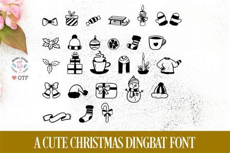 A Christmas Dingbat Font