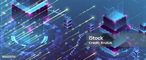 Data Visualization Concept 3d Isometric Vector Illustration Hand Drawn Art Stock Illustration