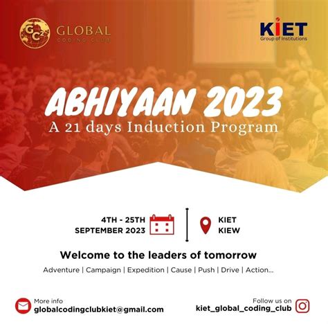 Techabhiyaan2023 Kiet Global Coding Club Kiet