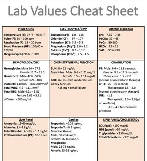 Renal Profile Normal Values Karen Blake