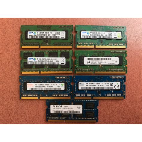 แรมโน๊ตบุ๊ค Ram Notebook Ddr3 2gb Pc3 12800s 10600s 8500s บัส 1600 บัส 1333 บัส 1066 คละยี่ห่อ
