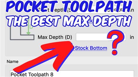 Pocket Toolpath In Carbide Create The Best Max Depth Carbide Create